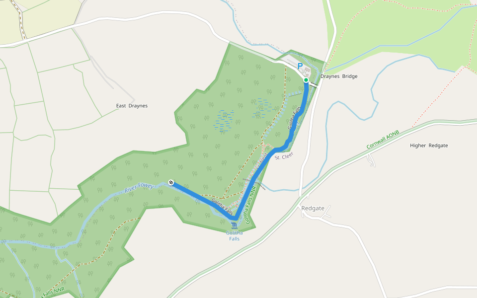 Golitha Falls | Walking Map