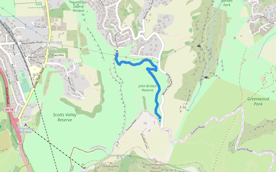 Britten Reserve Track Walking and Running - Christchurch, Canterbury ...