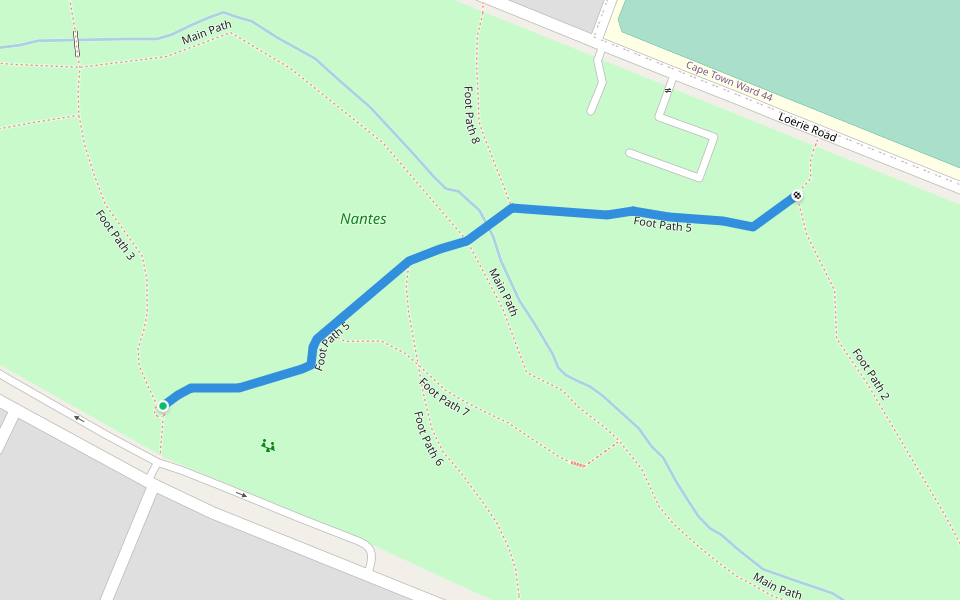 Foot Path 5 in Western Cape | Walking Map
