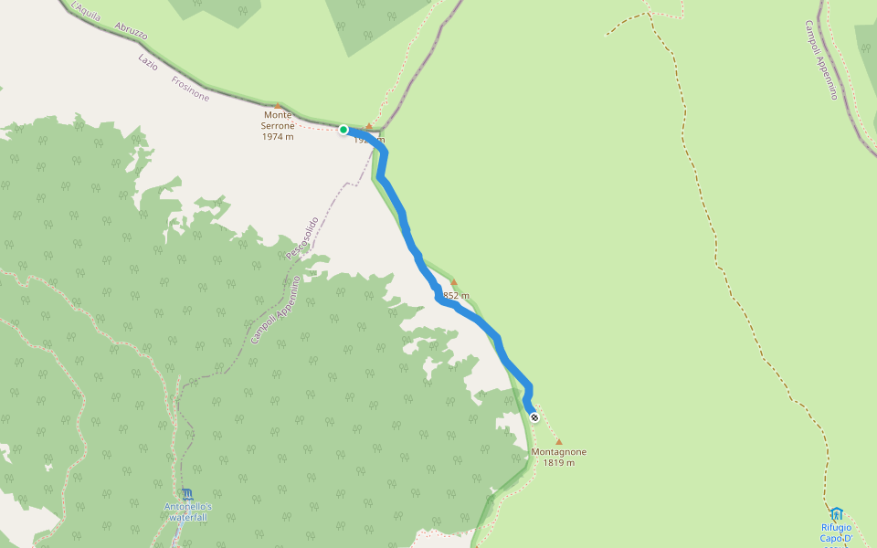 Mount Serrone Hiking Trail - Lazio | Pacer