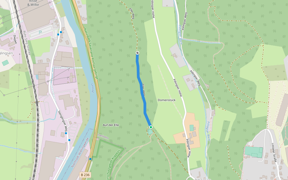 Eller Weg in Nordrhein-Westfalen | Walking Map