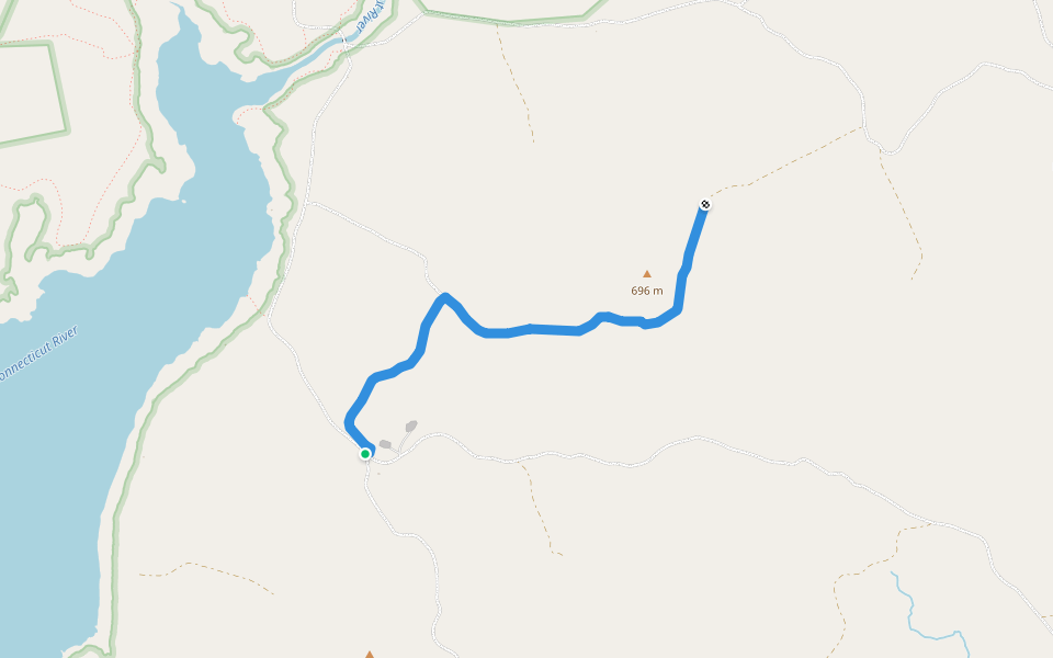 Gordons Trail in New Hampshire | Walking Map