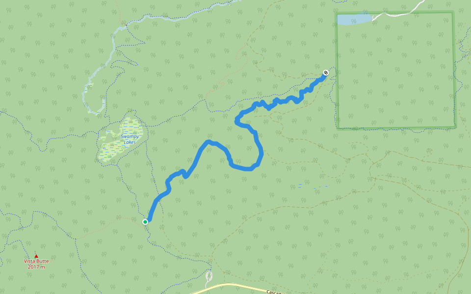 Swede Ridge Loop Trail #53 in Oregon | Walking Map