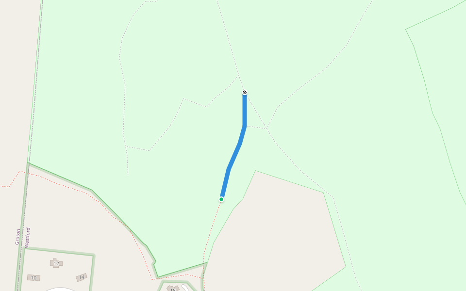 "Bridle" Path into Westford Sportsmen's Club Connector in Massachusetts ...