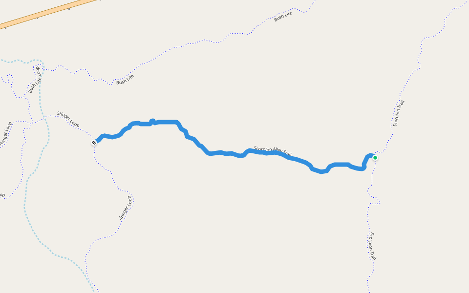Scorpion Alley Trail in Arizona | Walking Map