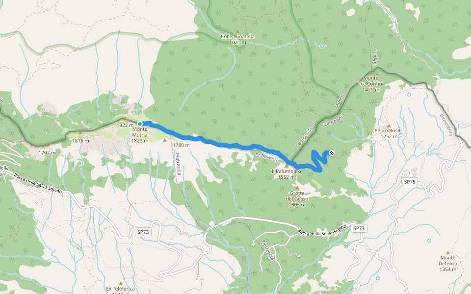 M. Mutria-Palumbaro Walking And Running Trail - Campania | Pacer