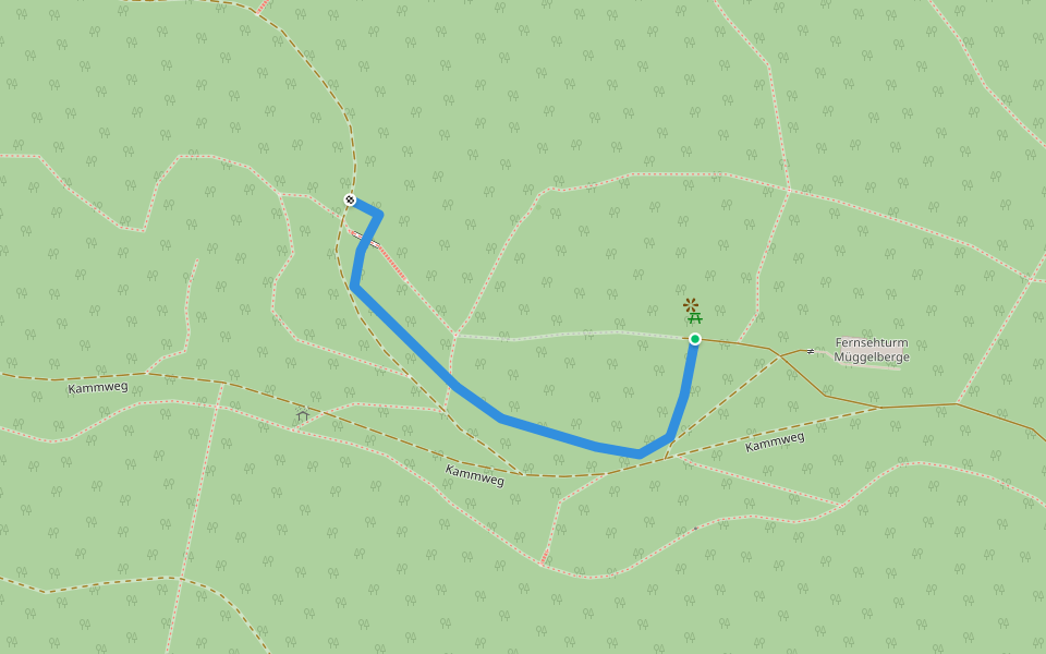 Downhill track in Berlin | Walking Map