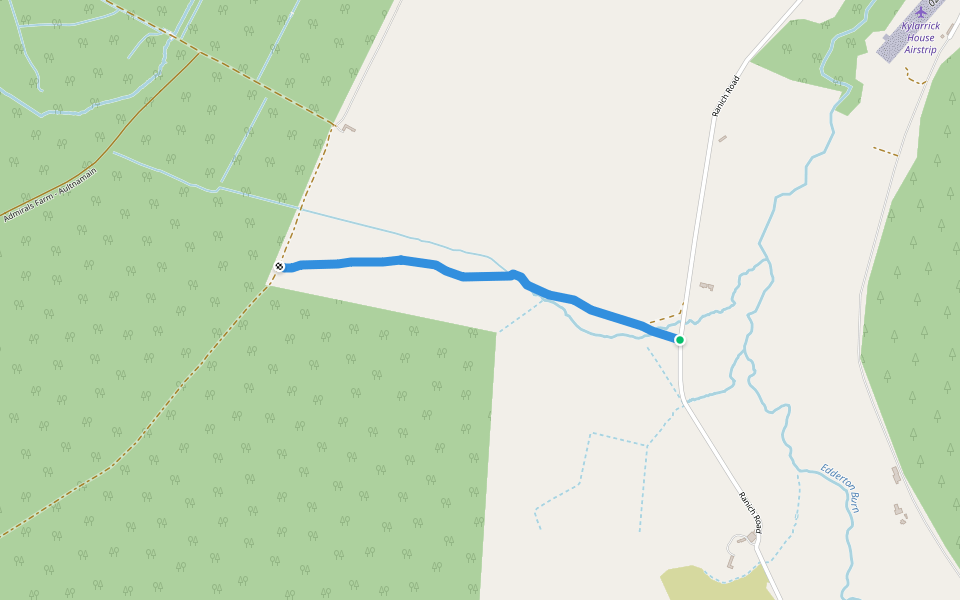 Rhanich Road - Admirals Farm | Walking Map