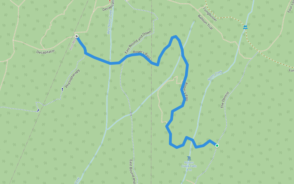 Roger's Pass in British Columbia | Walking Map