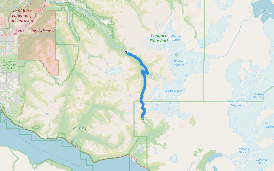 Crow Pass Trail Walking and Running - Anchorage, Alaska | Pacer