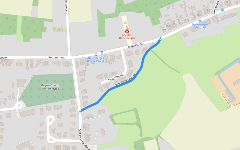 Sint Pieterswegel Walking And Running Trail - Destelbergen, Vlaams ...