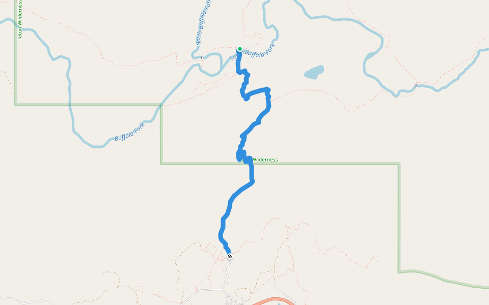 Angles Trail in Wyoming | Walking Map