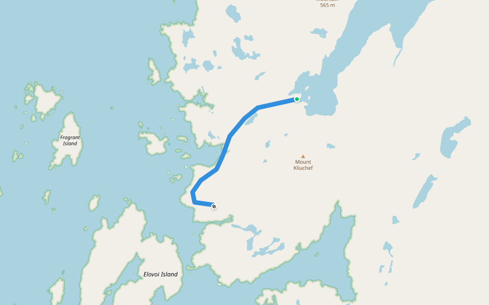 Foot Trail in Alaska | Walking Map