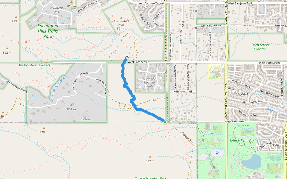 Portal Trail in Arizona | Walking Map