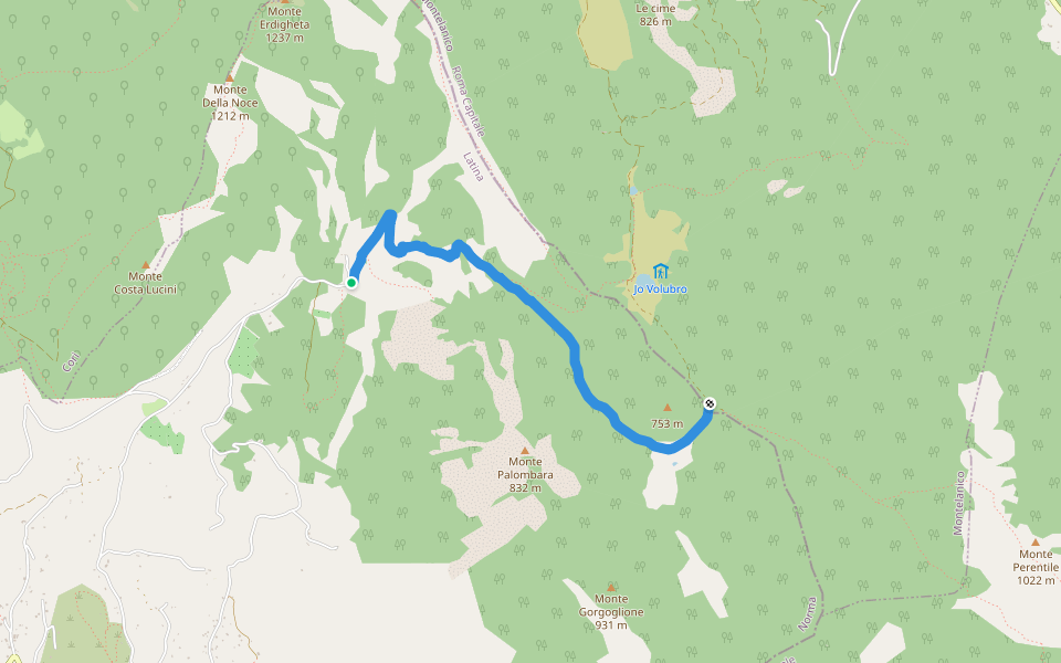 Norma - Montelanico path Hiking Trail - Lazio | Pacer