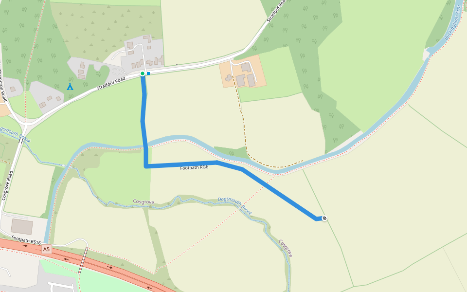 Footpath RG6 | Walking Map