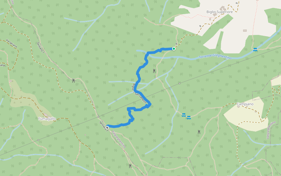 Biglio -> San Genesio Hiking Trail - Lombardia | Pacer