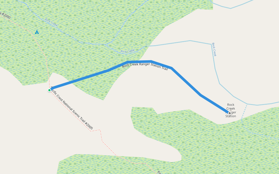 Rock Creek Ranger Station Trail | Walking Map