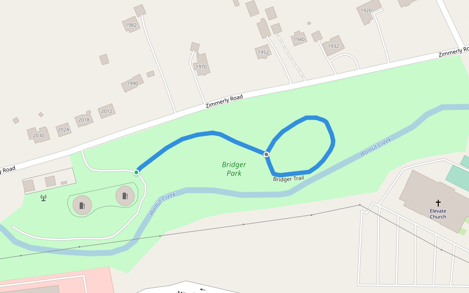 Bridger Trail in Pennsylvania | Walking Map