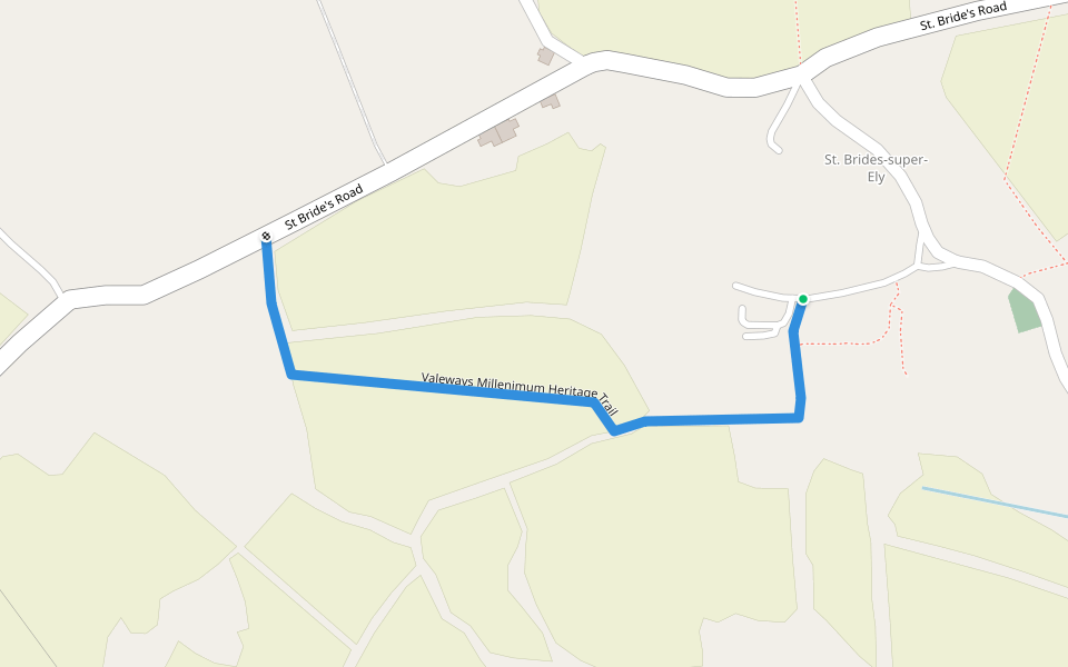 Valeways Millenimum Heritage Trail Walking and Running - Saint Bride's ...