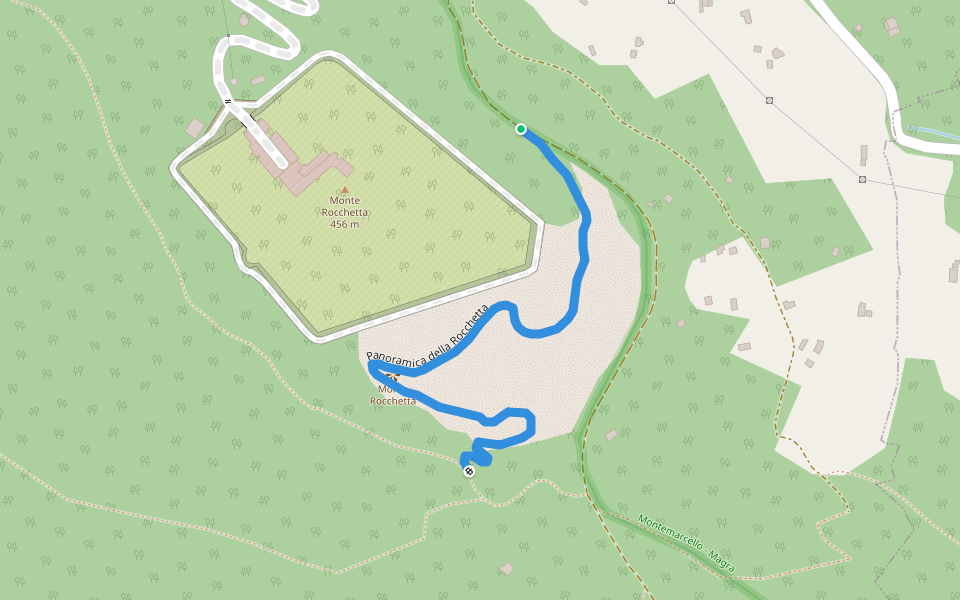 Overview of the Rocchetta Hiking Trail - Liguria | Pacer