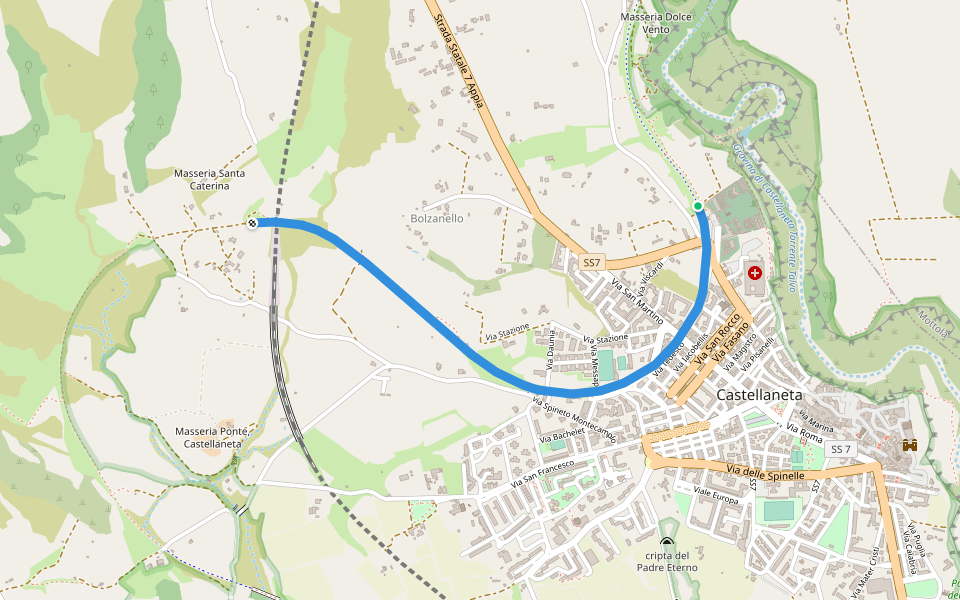 Cycle-pedestrian section Walking And Running Trail - Puglia | Pacer