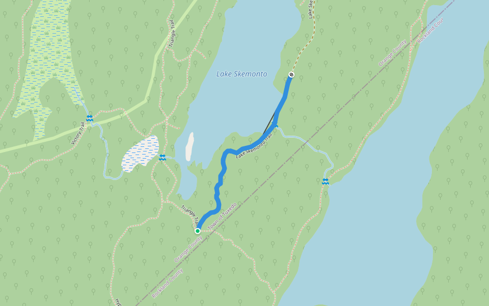 Lake Skemonto Trail Hiking - Southfields, New York | Pacer