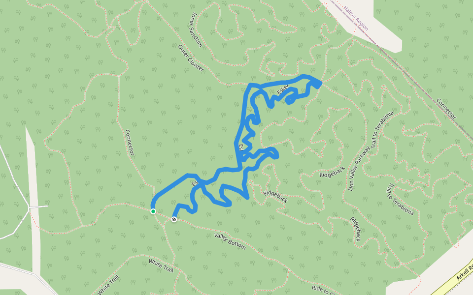 Esker in Ontario | Walking Map