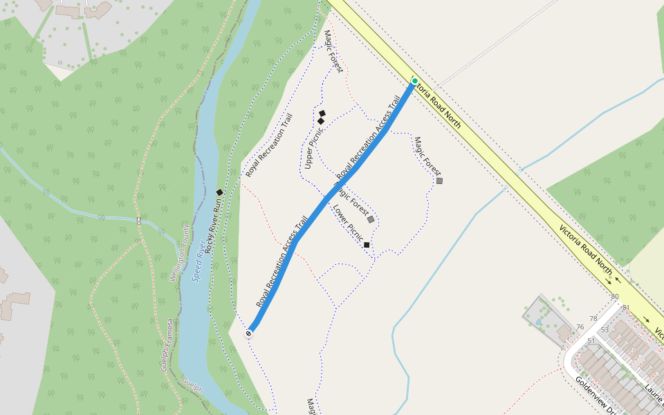 Royal Recreation Access Trail in Ontario | Walking Map