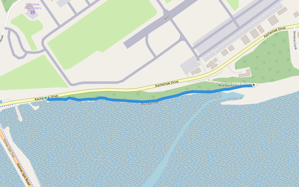 Mud Bay Trail in Alaska | Walking Map