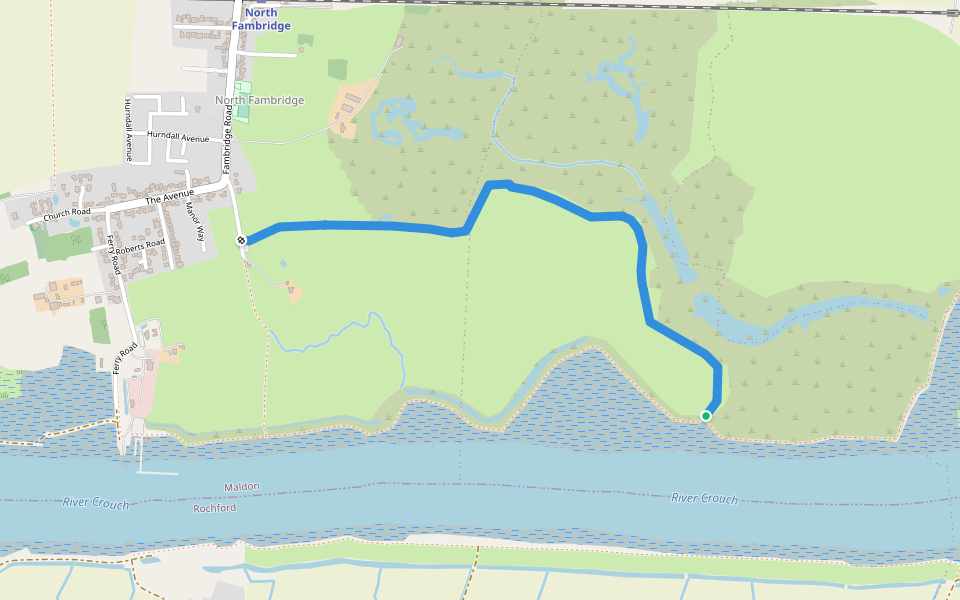 Blue House Farm Path to Bird Hides | Walking Map