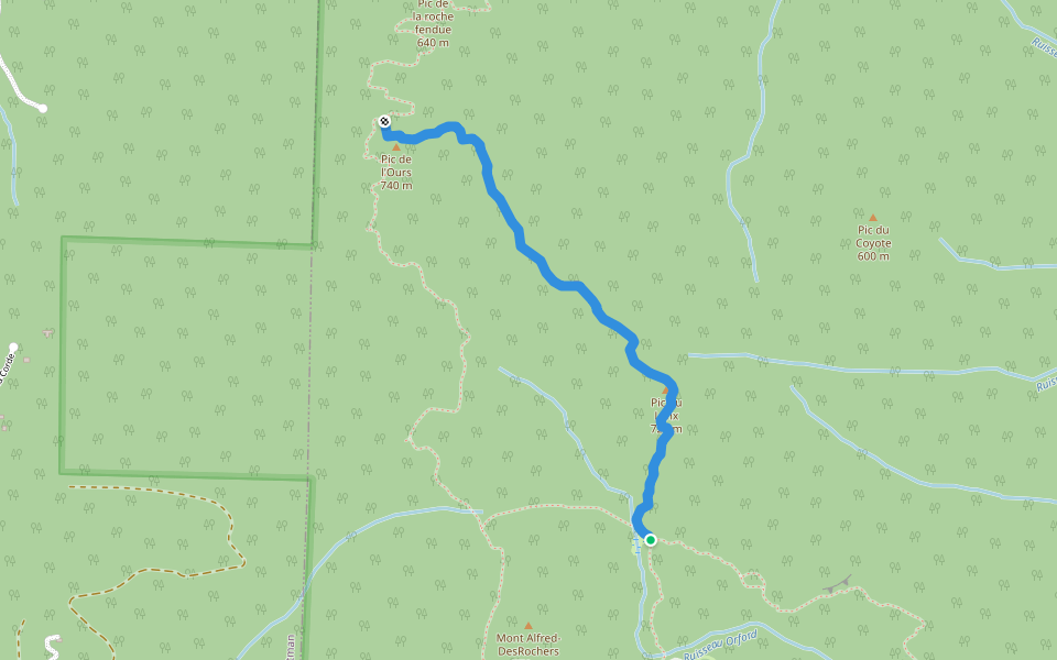 Lynx Peak Hiking Trail - Eastman, Québec | Pacer
