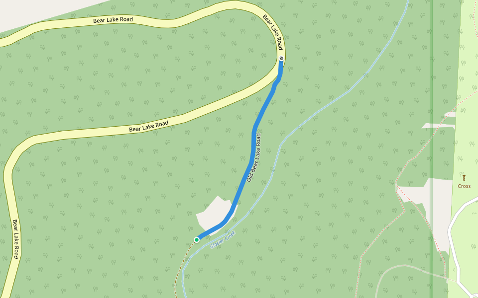 Old Bear Lake Road in Colorado | Walking Map