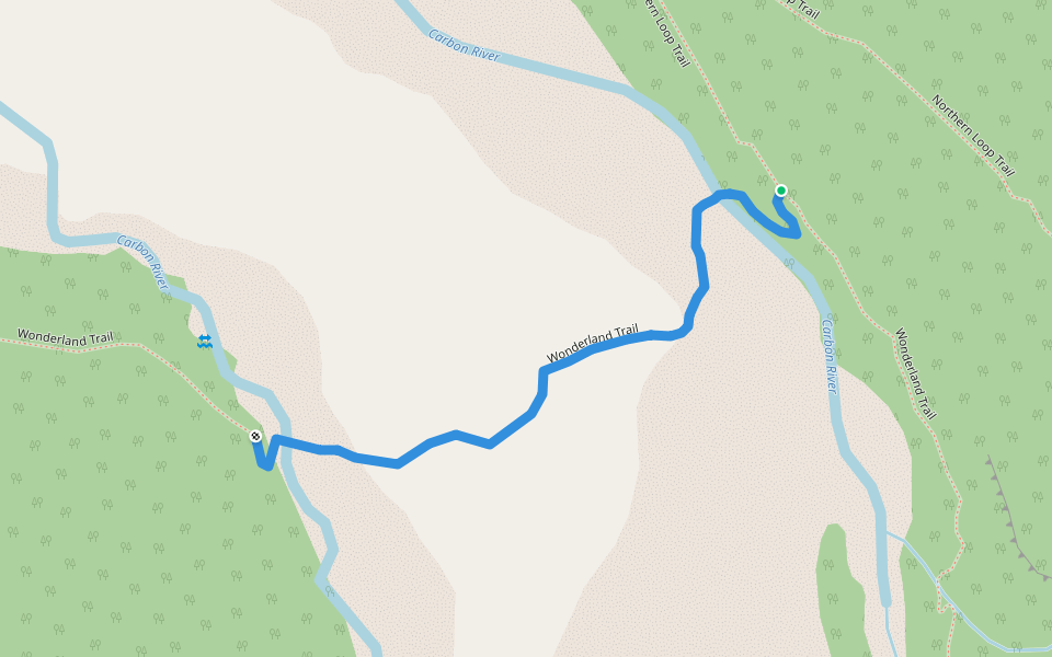 Northern Loop Spur Trail in Washington | Walking Map