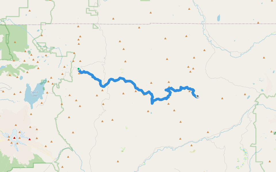 Boundary ORV Trail in Washington | Walking Map