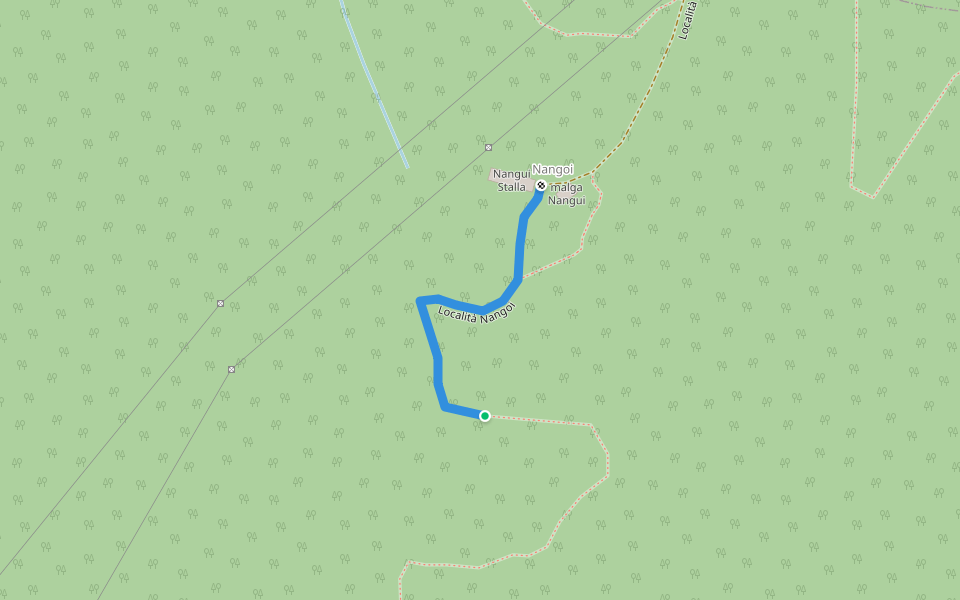 Nangoi location | Walking Map