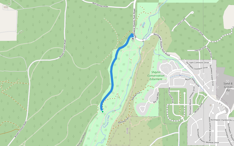 Railroad trail in Oregon | Walking Map