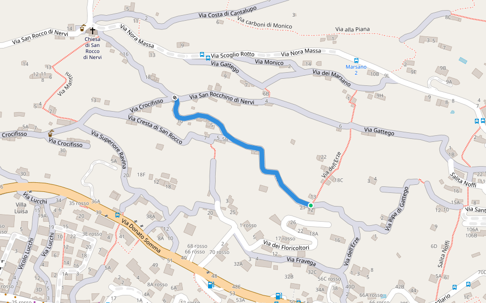 Via Cresta in Liguria | Walking Map