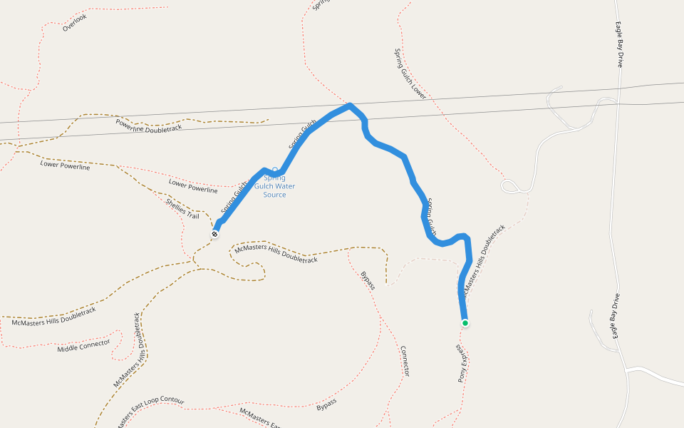Spring Gulch in Montana | Walking Map