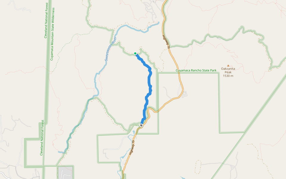 Blue Ribbon Trail in California | Walking Map