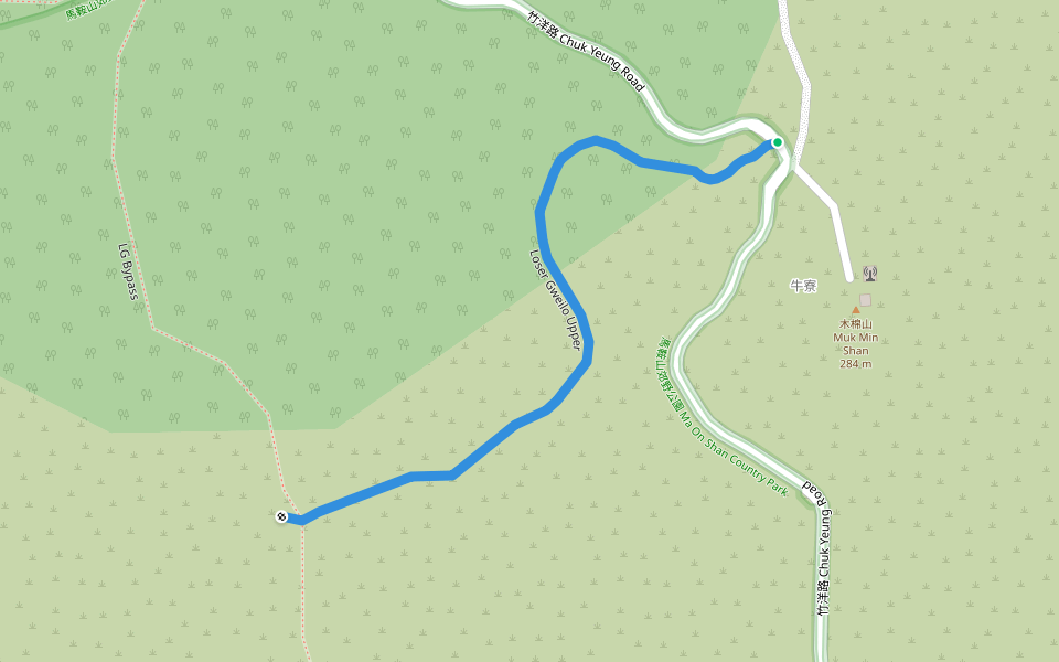 Loser Gweilo Upper in New Territories | Walking Map