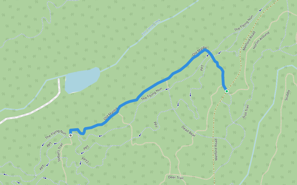 Old Malibu in British Columbia | Walking Map