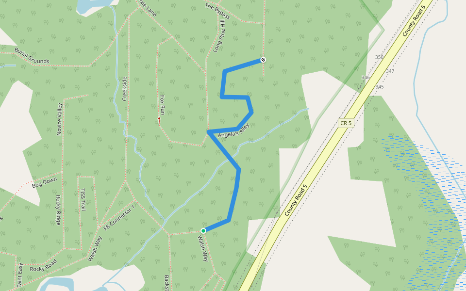 Angela's Alley in Ontario | Walking Map