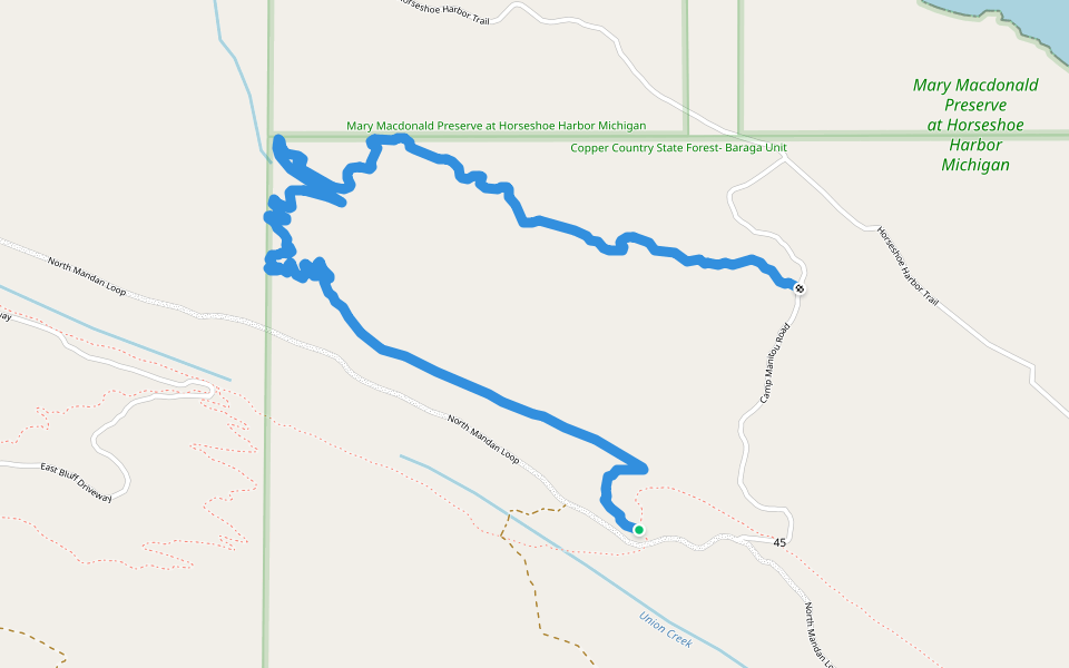 Highlands in Michigan | Walking Map