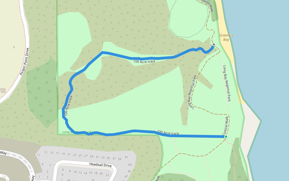 100 Acre track Walking and Running - Auckland | Pacer