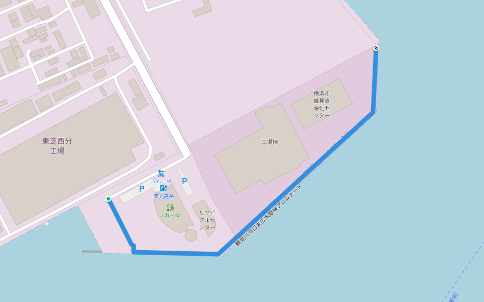 Tsurumi River Estuary Endhiro Waterfront Promenade in Kanagawa ...