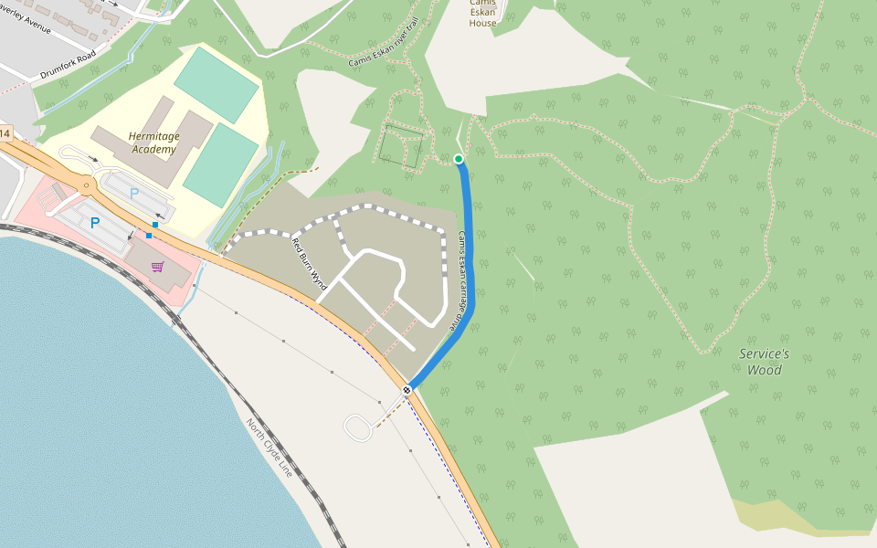 Camis Eskan carriage drive | Walking Map