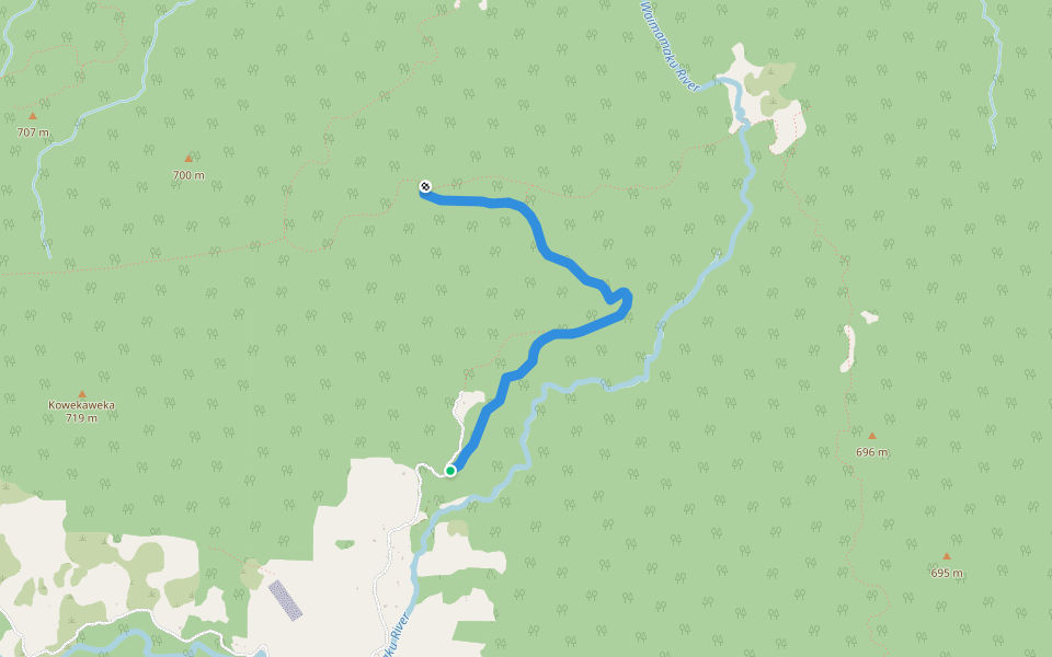 Wekaweka Track in Northland | Walking Map