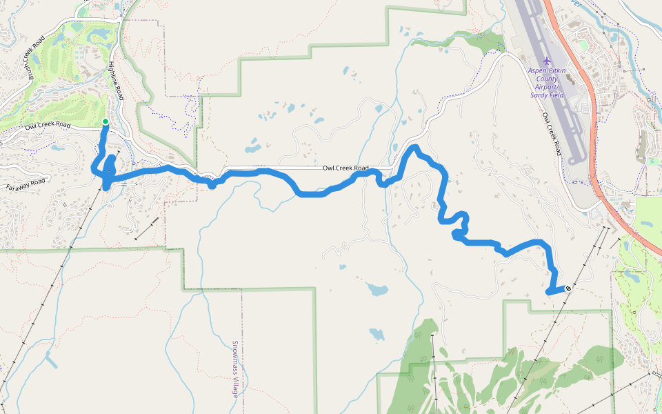 Owl Creek Nordic Trail in Colorado | Walking Map