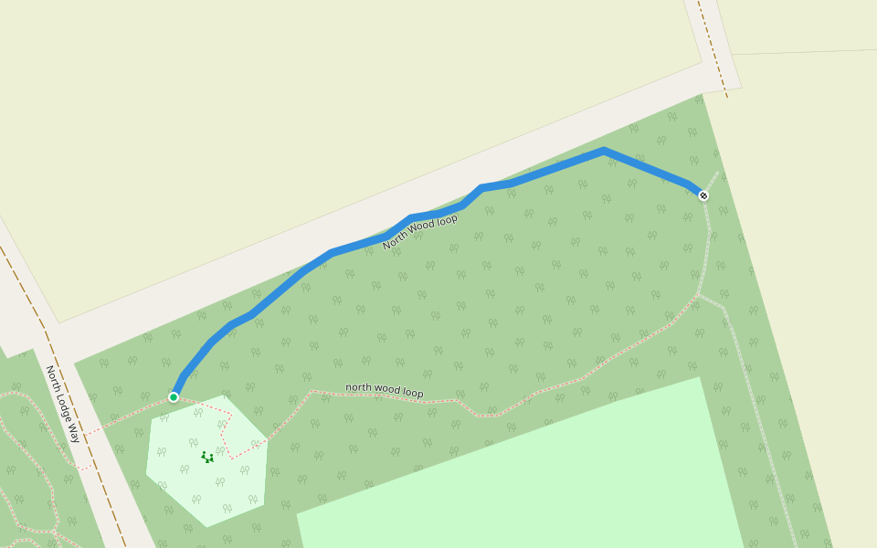 North Wood loop | Walking Map